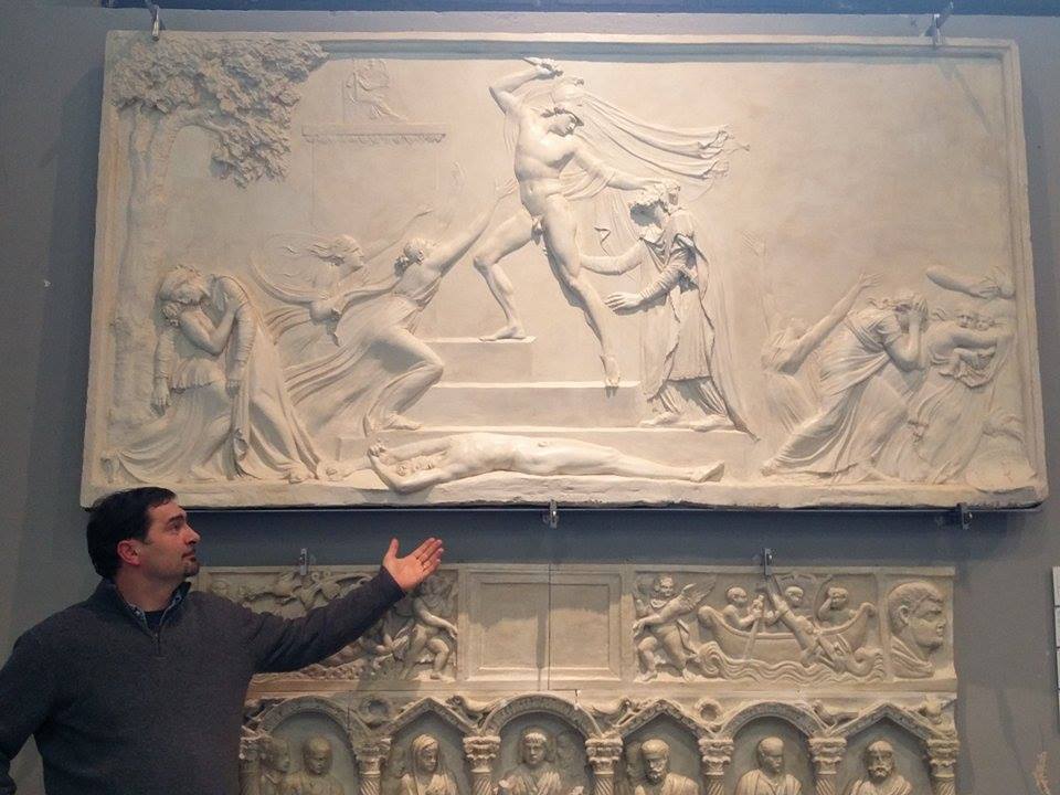 “L'uccisione di Priamo” del Canova è tornata in Accademia
