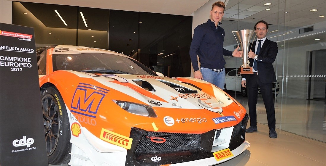 Al Ferrari Challenge Di Amato campione europeo con il team umbro Cdp
