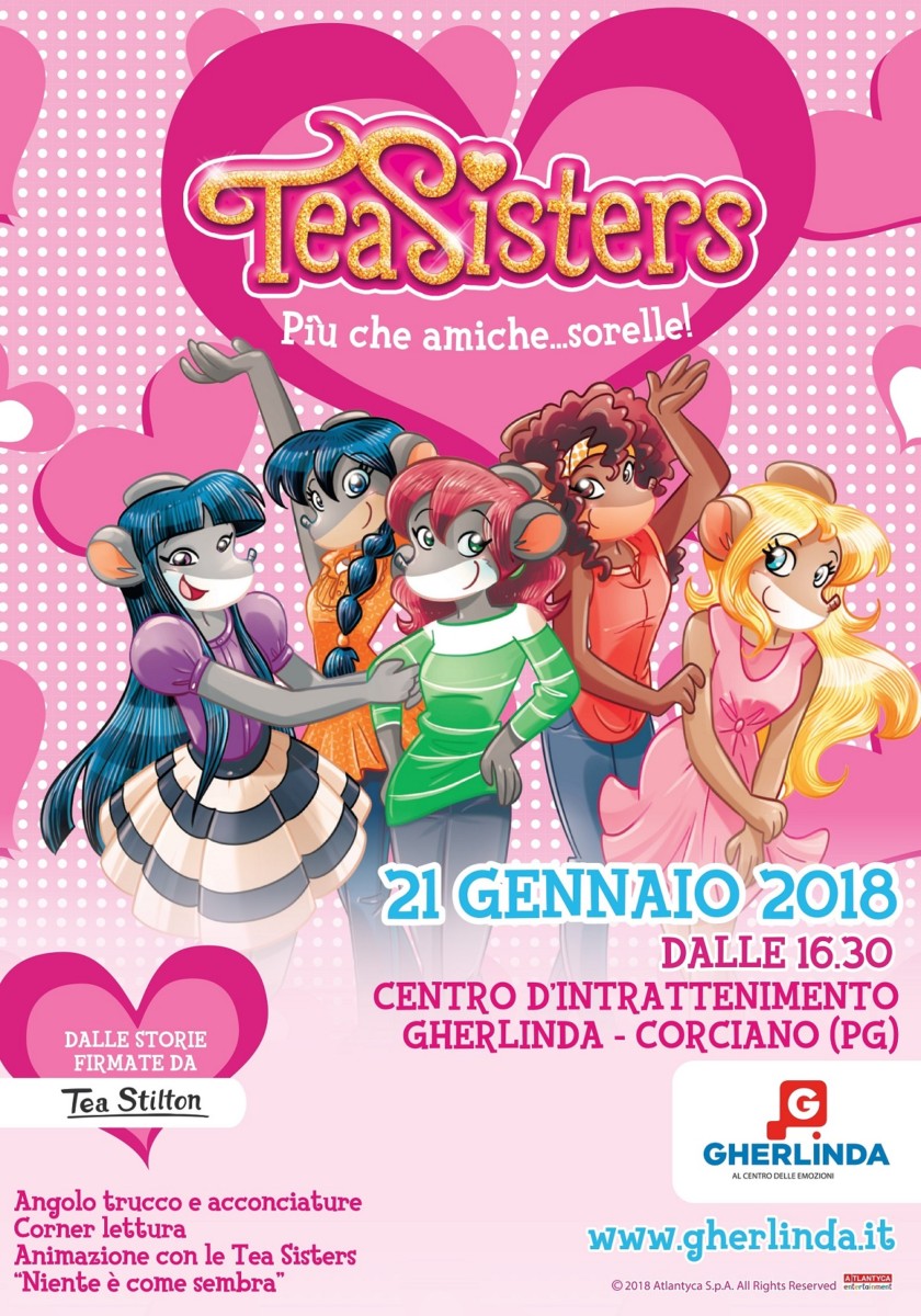 Al Gherlinda arrivano le Tea Sisters per far divertire i bambini