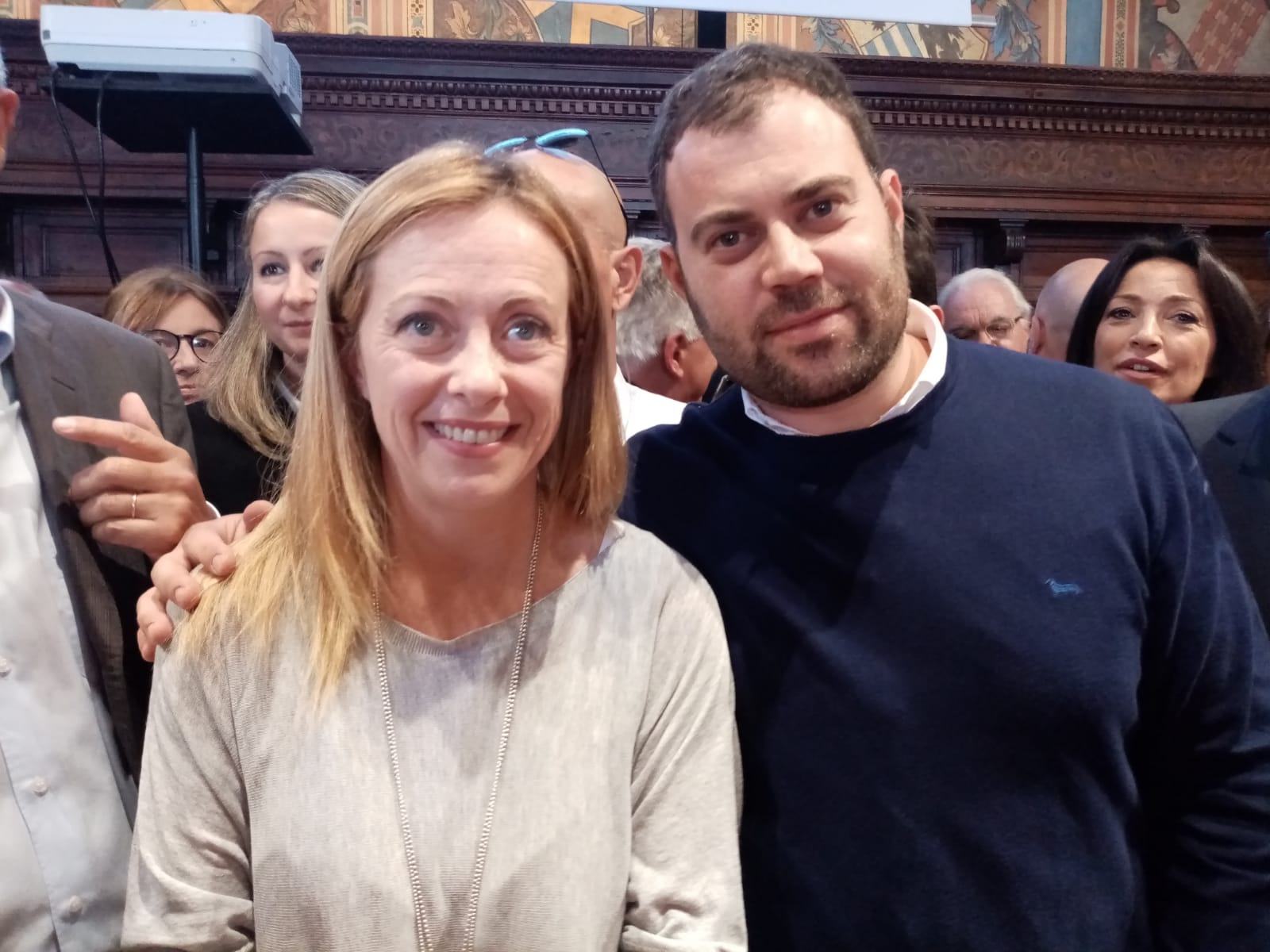 Emanuele Fiorini con Fratelli d’Italia, orgogliosamente con Giorgia Meloni