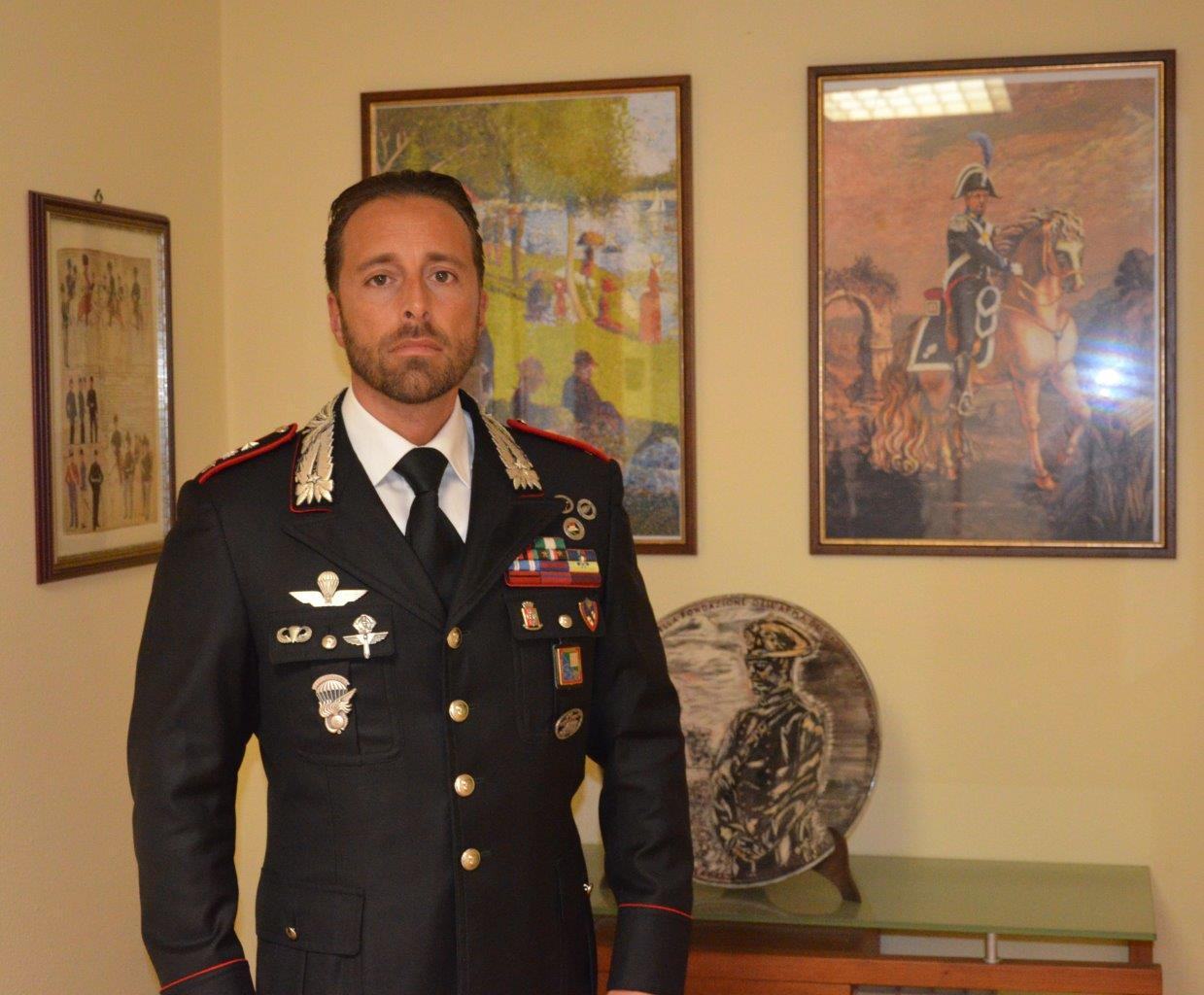 Il tenente colonnello Marco Sivori ritorna in Umbria