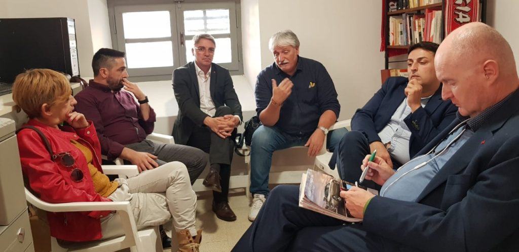 Cgil, Cisl e Uil hanno incontrato Claudio Ricci e Rossano Rubicondi