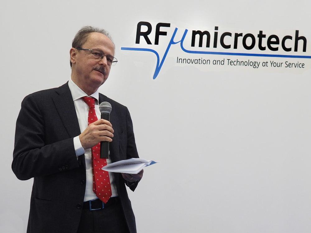 Premiato imprenditore umbro Roberto Sorrentino fondatore RF Microtech