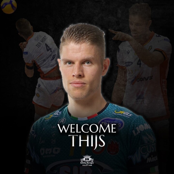 Sir Safety Conad Perugia, al Palabarton arriva Thijs Ter Horst