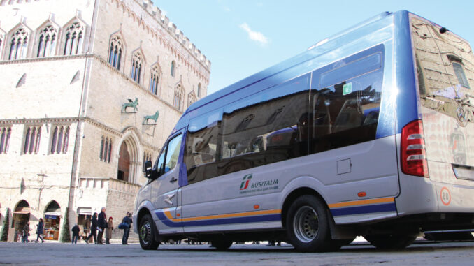 Busitalia in giro qua e là per le meravigliose città dell'Umbria