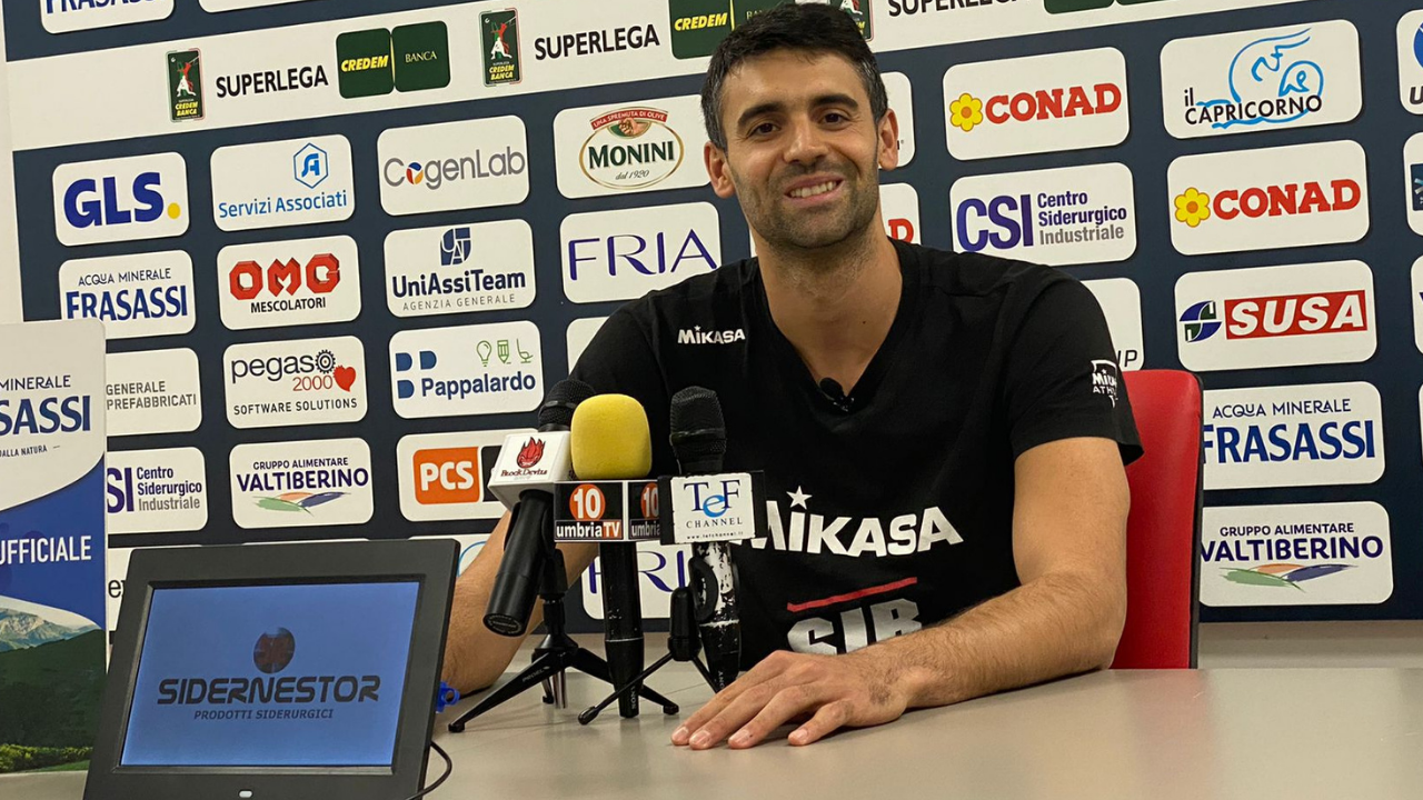 Sebastian Solè alla vigilia match Perugia-Modena al Palabarton