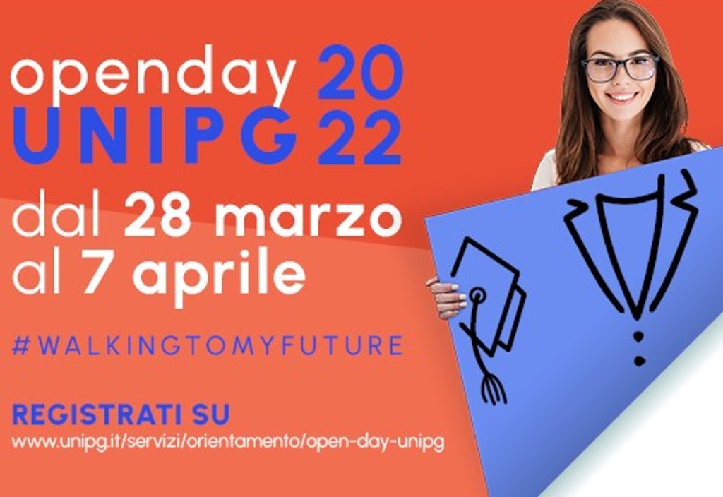 Open Day Unipg 2022, l’Ateneo presenta i corsi di laurea
