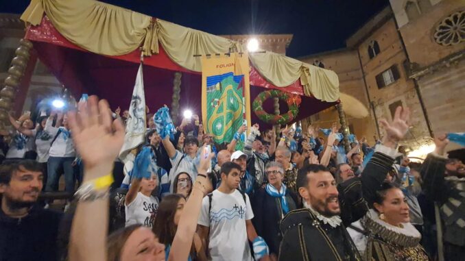 Quintana, il Palio va al Nobile Rione Giotti, vince Massimo Gubbini