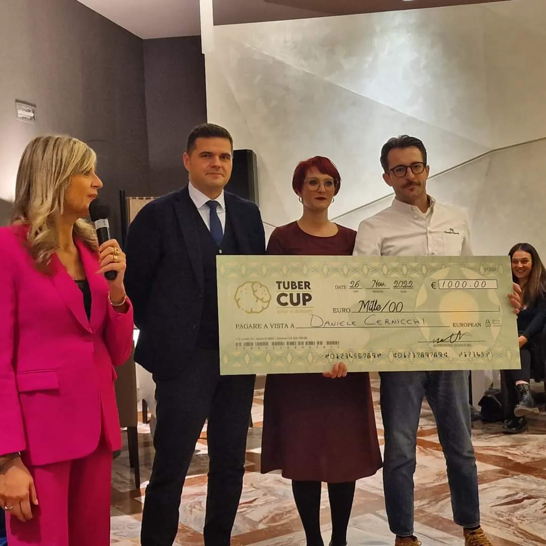 Tuber Cup, chef Cernicchi Gubbio ha vinto con Il midollo nel bosco