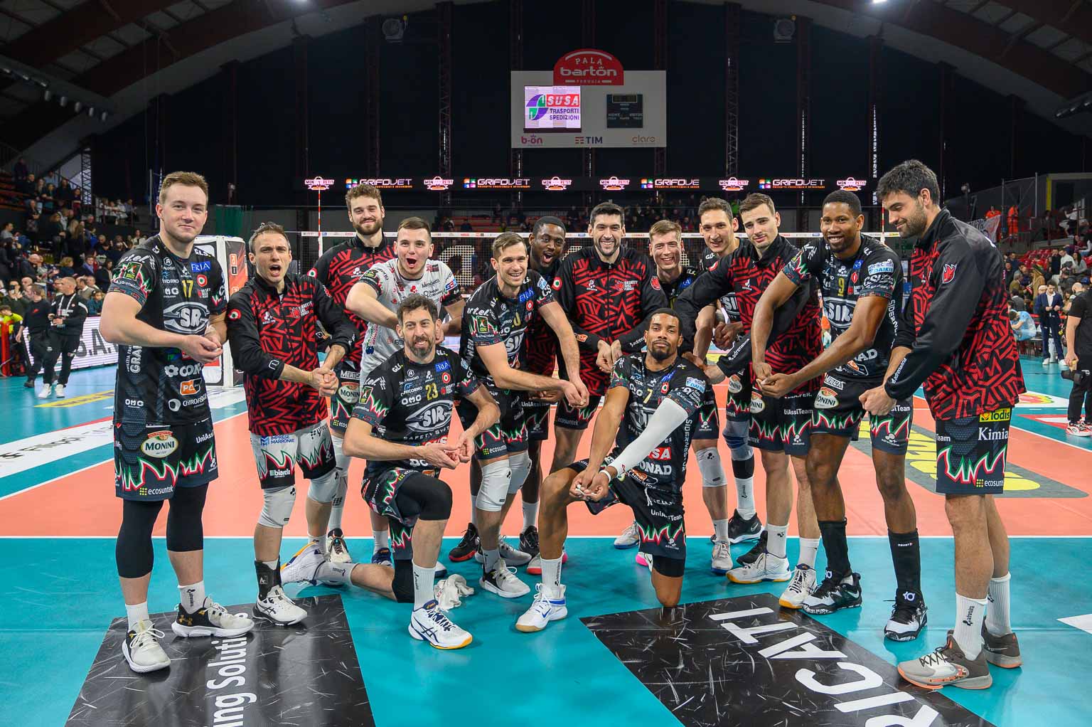 Sir Safety Susa, Perugia dice trentatré