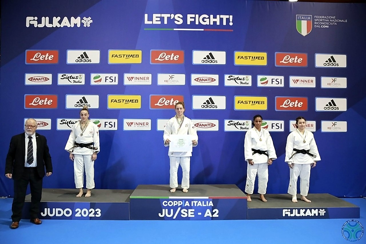 Medaglia Argento Coppa Italia A2 Sakura Judo Ponte San Giovanni