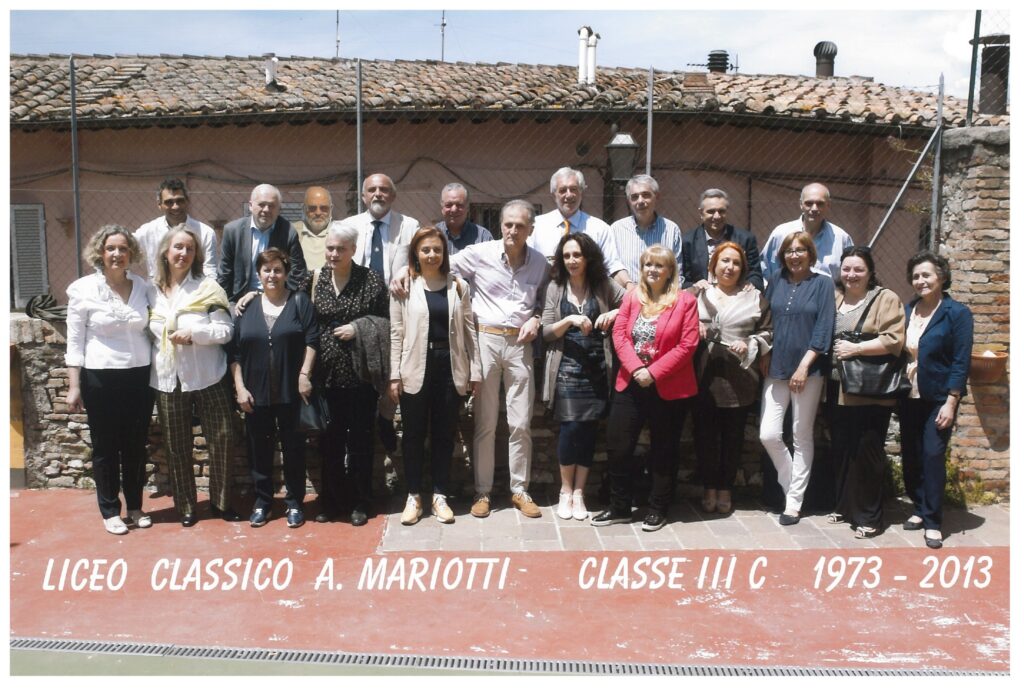 Celebrazioni per i 50 anni di maturità III C Liceo Classico A. Mariotti