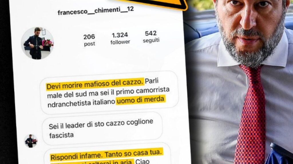 Salvini riceve minacce di morte su Instagram e annuncia querele
