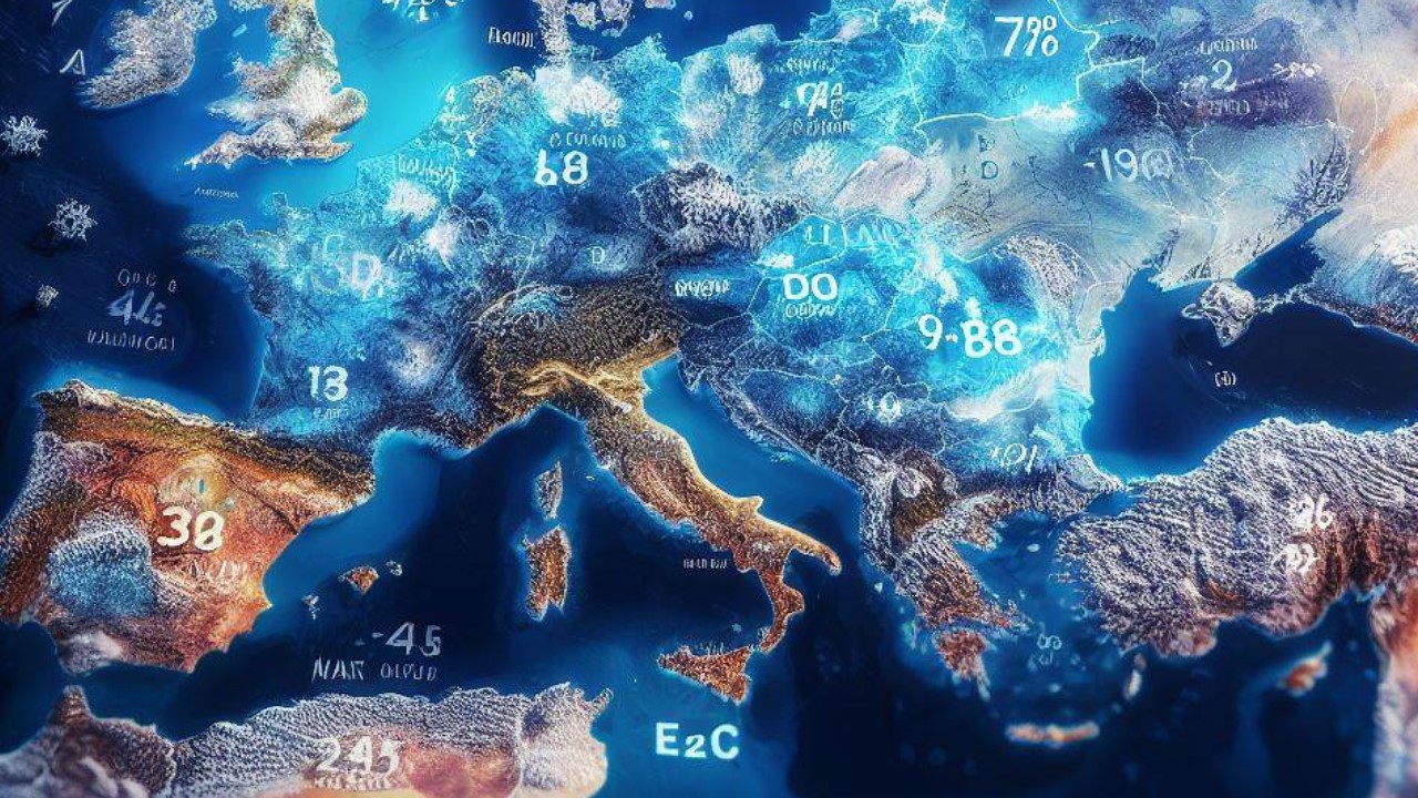 Ciclone invernale imminente: previsioni di freddo polare e nubifragi