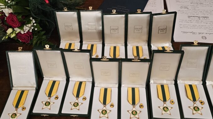 Stella al merito 2023, consegnata l’onorificenza a 17 lavoratori