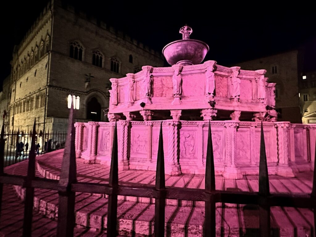 100 Giorni al Giro d'Italia, Perugia si illumina di rosa in anticipo ...