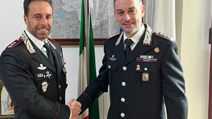 Il Tenente Colonnello Marco Sivori lascia l'Umbria