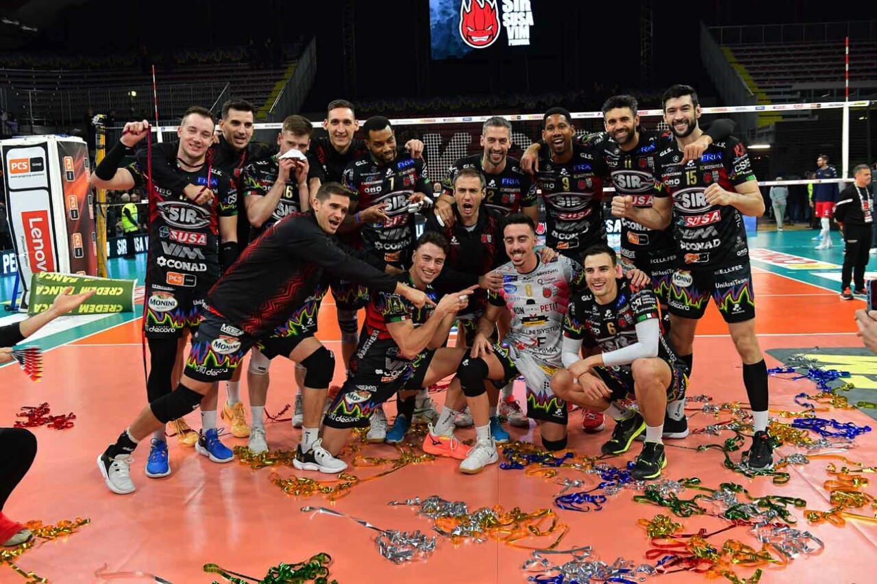 Sir Susa Vim Perugia trionfa in Superlega verso Final Four