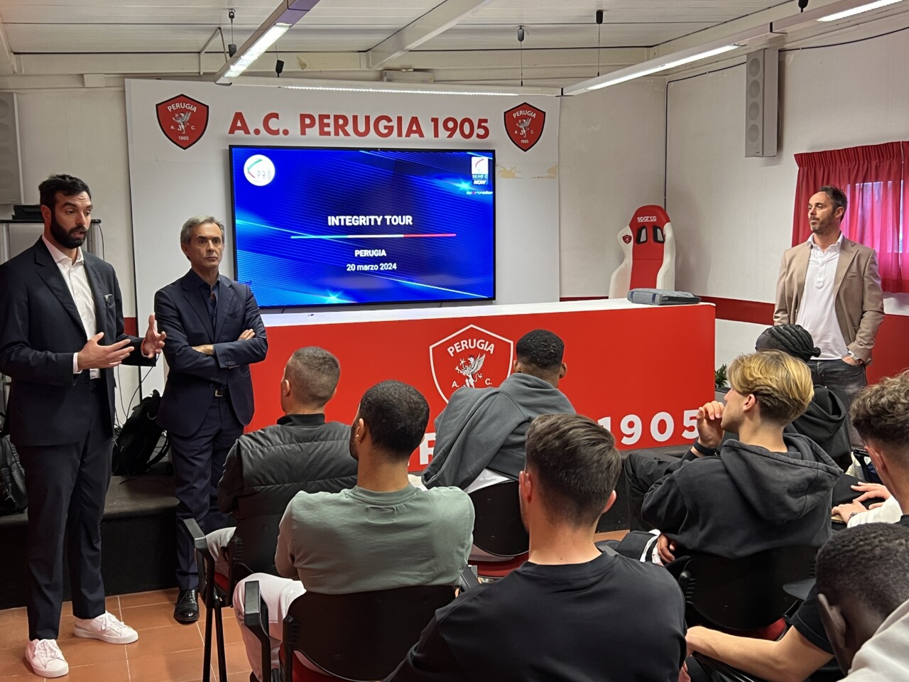 AC Perugia Calcio. L'Integrity Tour a Perugia. L'iniziativa
